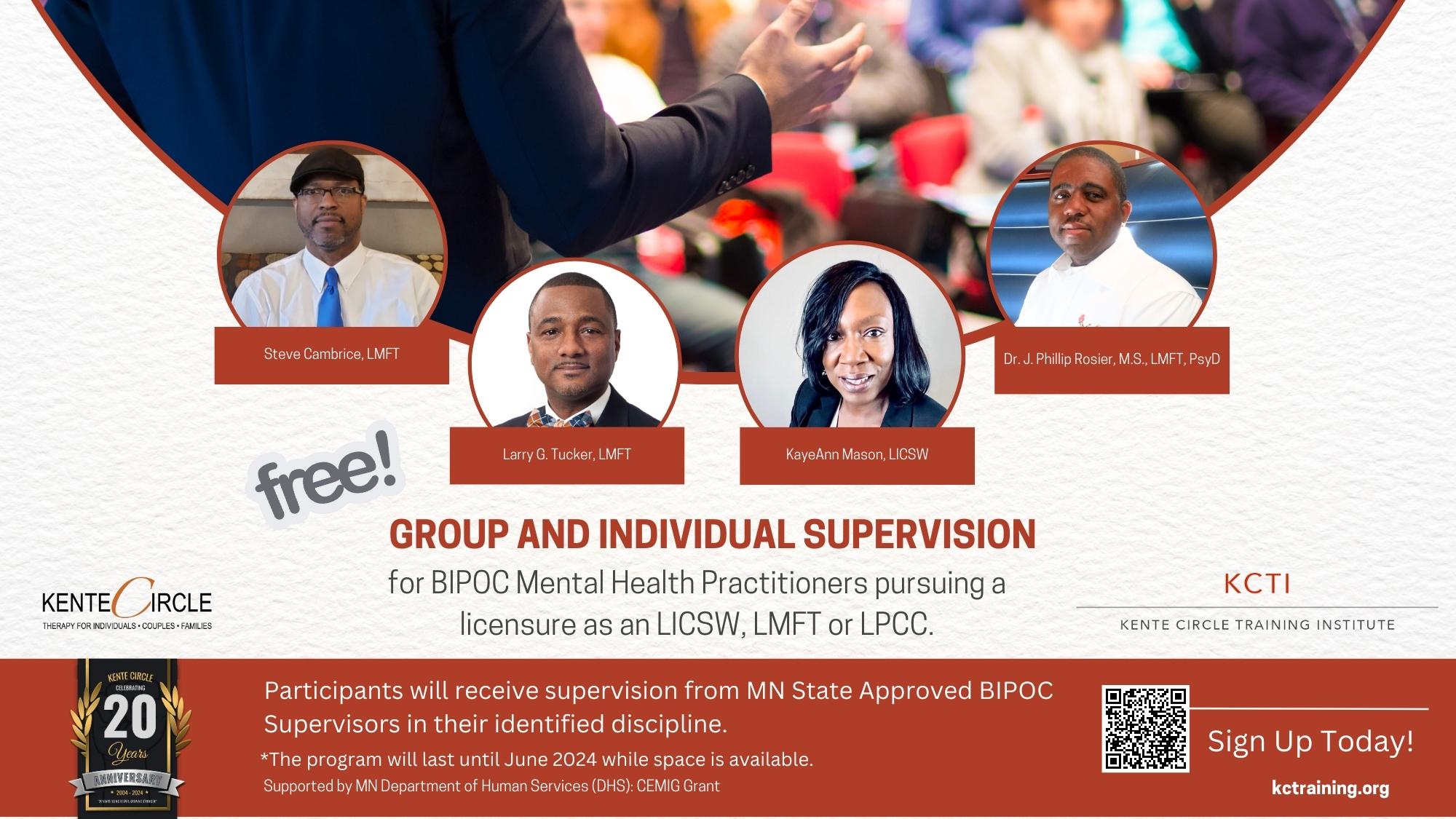 Free Group & Individual Supervision – KCTraining